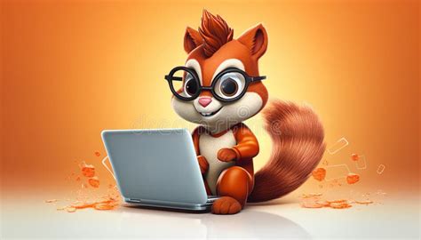 charismatic and friendly tech savvy squirrel software and technology