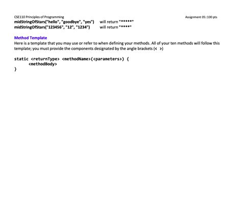 Solved Assignment 05100 Pts Cse110 Principles Of