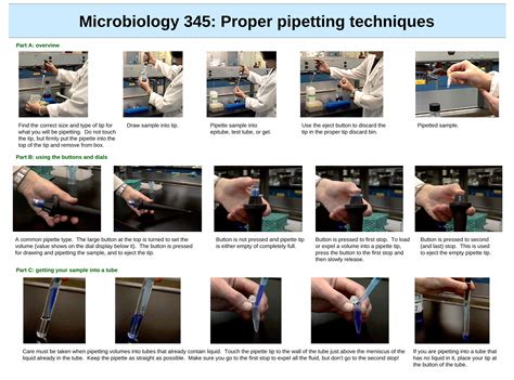 PDF Microbiology 345 Proper Pipetting Techniques DOKUMEN TIPS