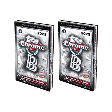 2022 Topps Chrome Ben Baller Baseball Hobby Box 2x Lot2022 Topps Chrome