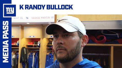 Randy Bullock On Returning To The Giants New York Giants Youtube