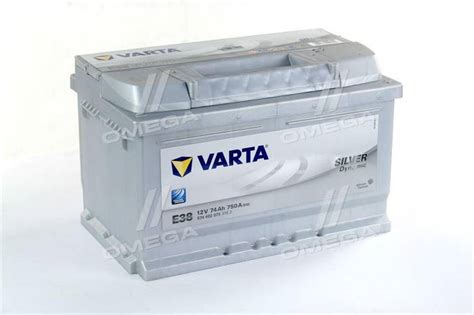 Аккумулятор 74Ah-12v VARTA SD (E38) (278x175x175),R,EN750 АЛЬФА РОМЕО ...
