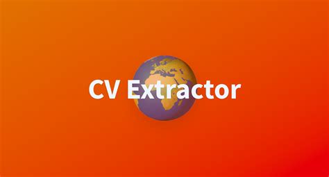 Mrfirdauss CV Extractor At Main