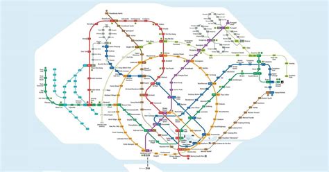 S Pore S MRT Map Will Look Like This When Cross Island Line Phases 1