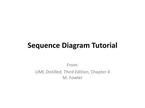 pdf sequence diagram tutorial pdf dokumen tips