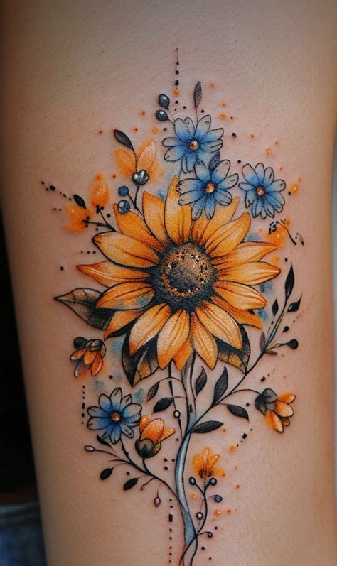 58 Wonderful Wildflower Tattoo Ideas To Relieve Your Worries
