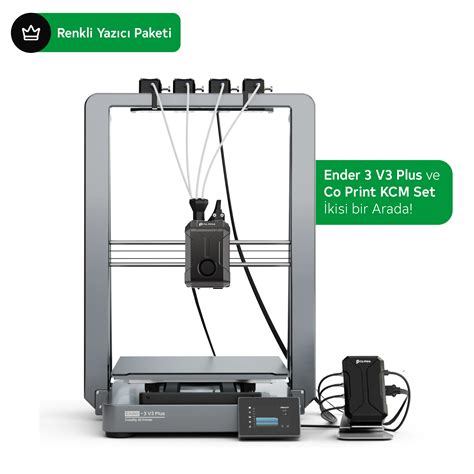 Creality Ender 3 V3 Plus Ve Co Print Kcm Set Paketi