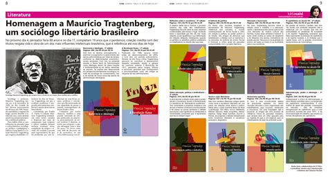 Homenagem A Maurício Tragtenberg Um Sociólogo Libertário Brasileiro
