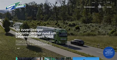 Zingg Transporte Ag Lebensmittellogistik Schweiz