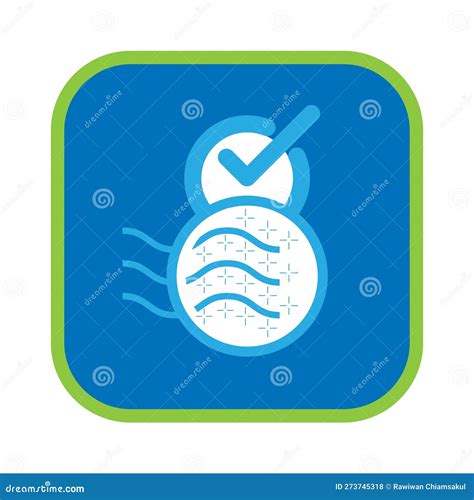 Air Quality Check Mark Symbol Stock Vector Illustration Of Assurance