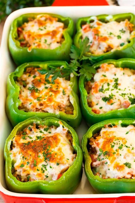 Stuffed Green Peppers Dinner At The Zoo