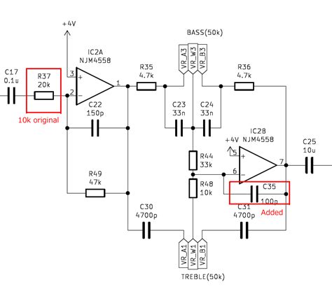 Presettable Bb Preamp Distortion Pedal Using Arduino