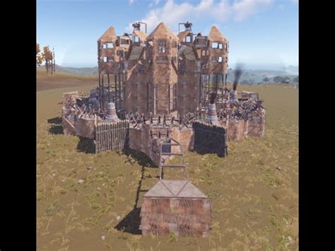 THE BEST 6 MAN BASE DESIGN IN RUST 3 EXTERNALS OPENCORE VAULTCORE DEFENDABLE COMPOUND 3