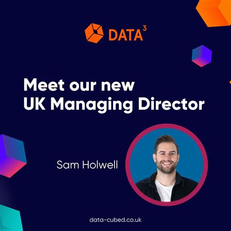 Data Cubed On Linkedin Exciting Announcement 🍾 Today Sees Sam Holwell