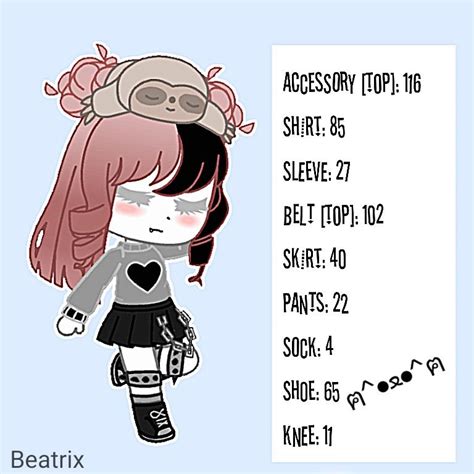 10 Ideias De Ocs Fofas Do Gacha Life Roupas De Anime Desenhos Kawaii