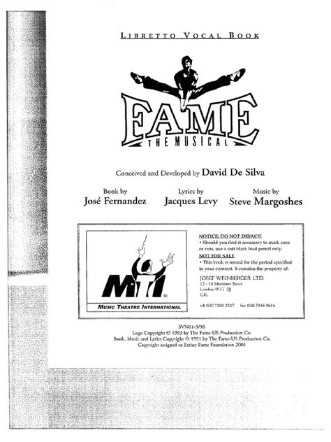 Fame Script Pdf Pdf
