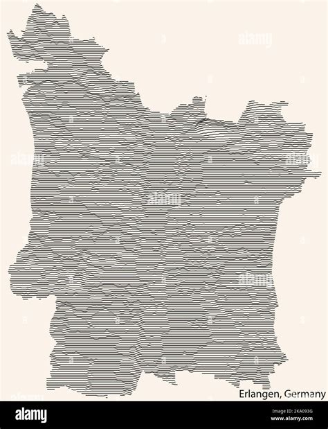 Topographic Relief Map Of Erlangen Germany Stock Vector Image And Art