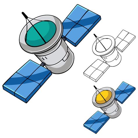 Maan Satelliet Cartoon Afbeeldingen Gratis Downloaden Op Freepik