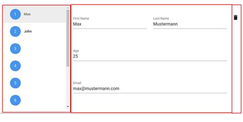 list with details looks strange · issue 23 · eclipsesource jsonforms