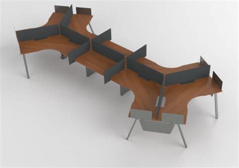 Bim Objects Free Download 办公桌 Wooden Desk Kokuyo Arch Acca Software
