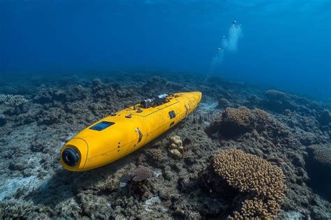 Exploration Of Underwater Environments With The Use Of Remotely Operated Vehicles Stock Image