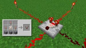 Minecraft How To Make And Use A Redstone Comparator