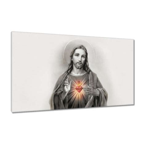 Obraz 120x70cm Jezus Chrystus Król Serce ZeSmakiem Sklep EMPIK
