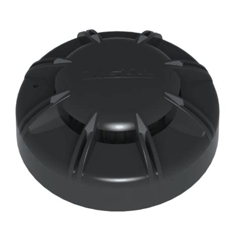 Zeta MKII AHFI B Fyreye MKII Addressable Fixed Heat Detector With Built In Isolator Black