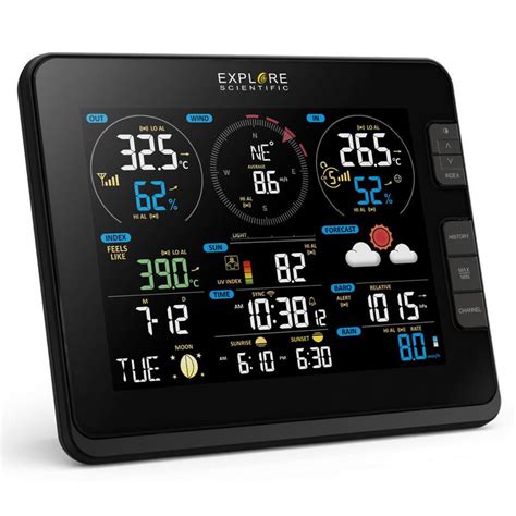 Explore Scientific Funk Wetterstation Profi W Lan Center 7in1