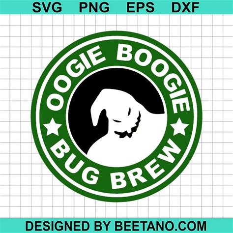 Oogie Boogie Starbuck Coffee Logo Svg Oogie Boogie Bug Brew SVG