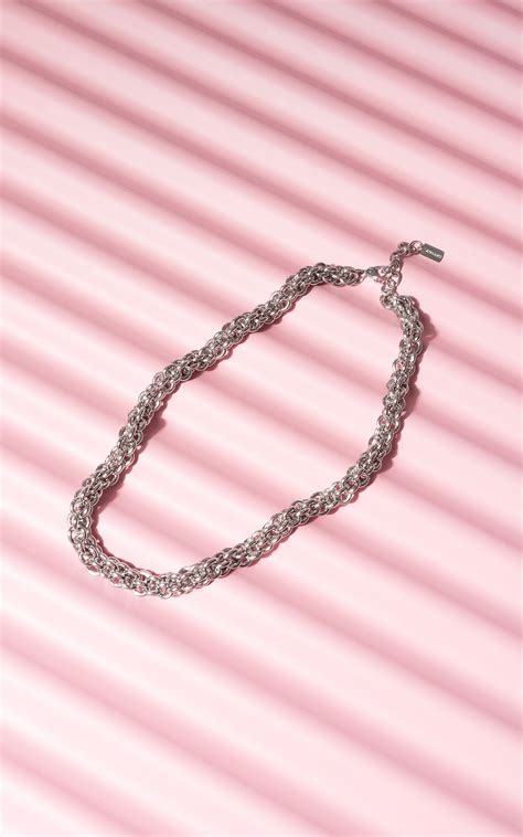 Verstelbare Ketting Van Stainless Steel Zilver