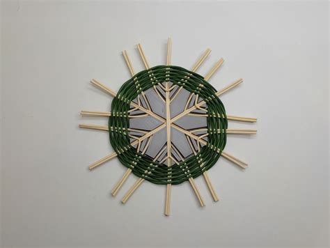 Snowflake Basket Weaving Wicker Pattern Guide Christmas Etsy