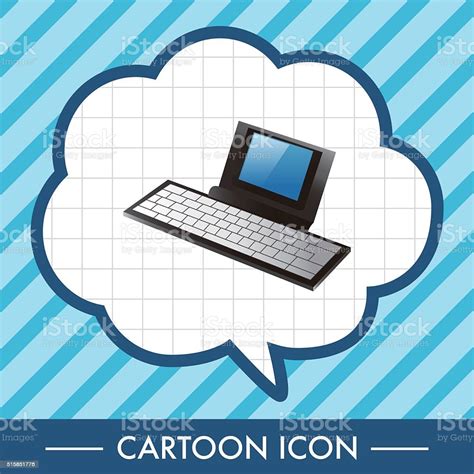 Computer Theme Elements Stock Illustration Download Image Now