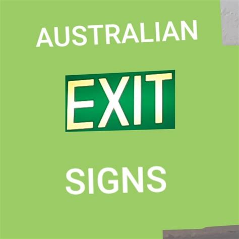 Australian Exit Signs Youtube