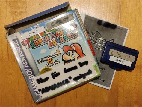 Super Mario Bros 2 And Mario Bros Advance Kaufen Auf Ricardo