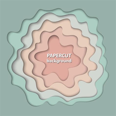Vector Background With Pastel Nude Beige And Light Green Color Paper