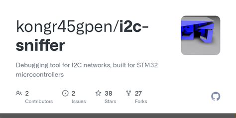 Github Kongr45gpeni2c Sniffer Debugging Tool For I2c Networks