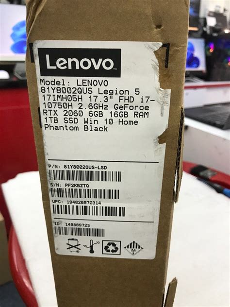 Lenovo LEGION 5 17IMH05H, Computers & Tech, Laptops & Notebooks on ...