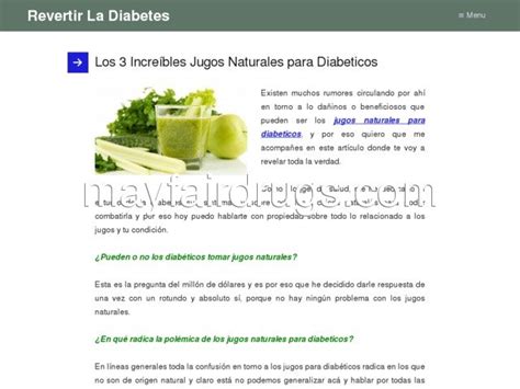 Diabetes Mellitus Tratamiento Y Plan De Alimentación Revertir La