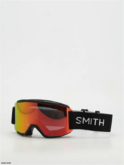 Smith Squad Goggles Blackchromapop Sun Red Mirror