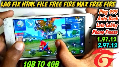 Free Fire Lag Fix 2gb Ram Ff Lag Fix Html Code Config Fix Lag Ff