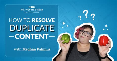 How To Resolve Duplicate Content Seofomo News