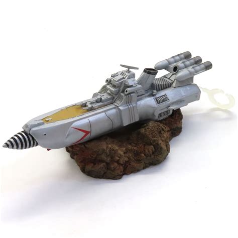 駿河屋 宇宙防衛艦 轟天 Deluxe 「惑星大戦争」 ゴジラオーナメント特撮大百科 レジンキャスト製塗装済みオーナメント（フィギュア）