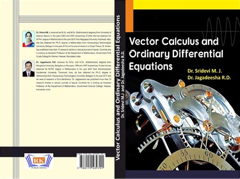 Vector Calculus And Ordinary Differential Equations Dr Sridevi M J Dr Jagadeesha R D