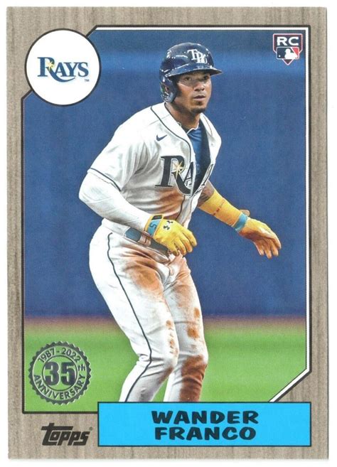 2022 Topps Update Series 1987 Topps Baseball Gold 87tbu 48 Wander
