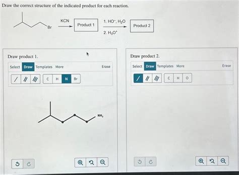Solved Draw The Correct Structure Of The Indicated Product