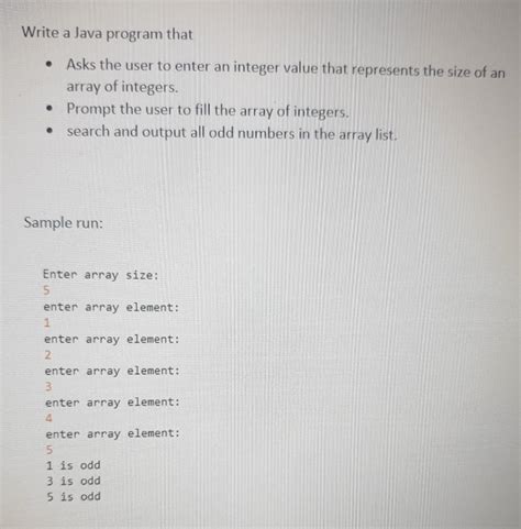Solved Write A Java Program That Asks The User To Enter An