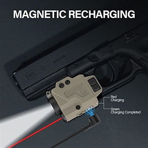 Solofish 650 Lm Grey Pistol Light And Redgreenblue Laser Combo