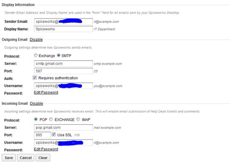 Problems Setting Up Smtp Imap 4 By Erpara Spiceworks Support