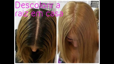 Como Descolorir A Raiz Em Casa As Discolor The Root Home YouTube